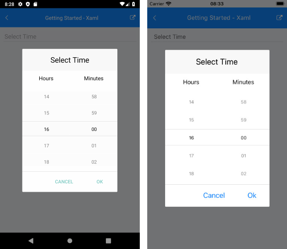  NET MAUI TimePicker Documentation Time Format Strings Telerik UI 