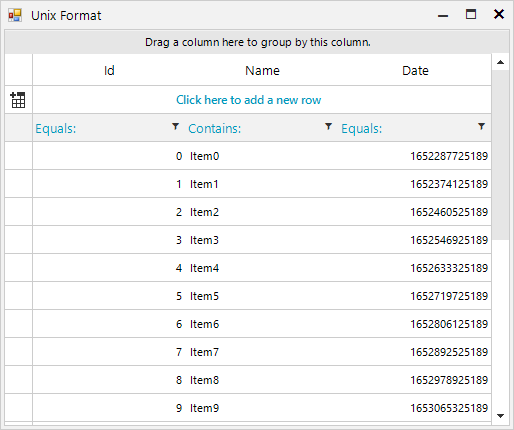 How To Show DateTime Values Stored In A UNIX Format With Filtering 
