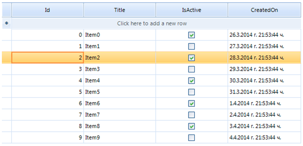 Restore Row Values When Row Validation Fails Telerik UI For WinForms