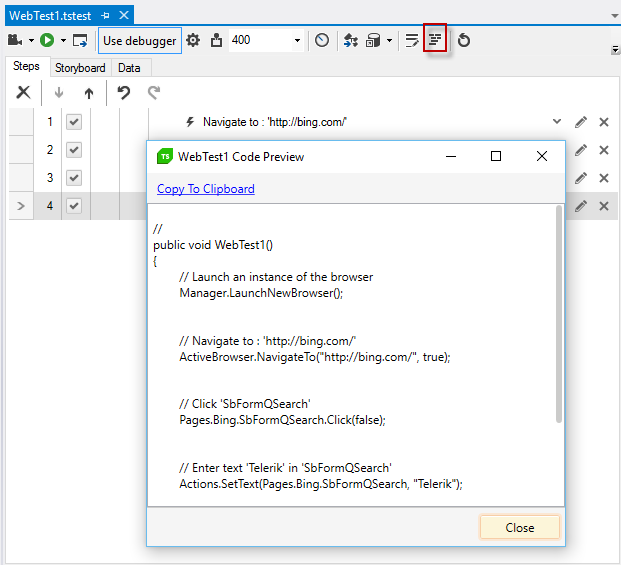 Coding Options in VS Plugin | Progress Test Studio Coding Options in VS Plugin | Progress Test Studio