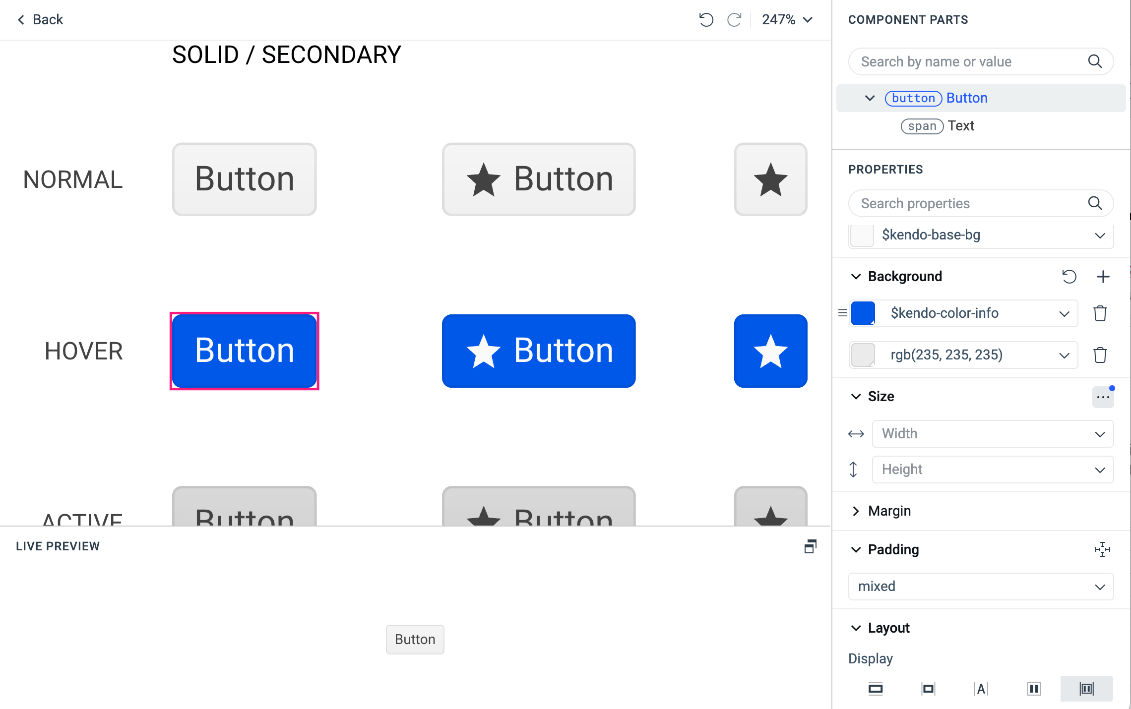 Setting The Flat Button Color ThemeBuilder Knowledge Base Progress