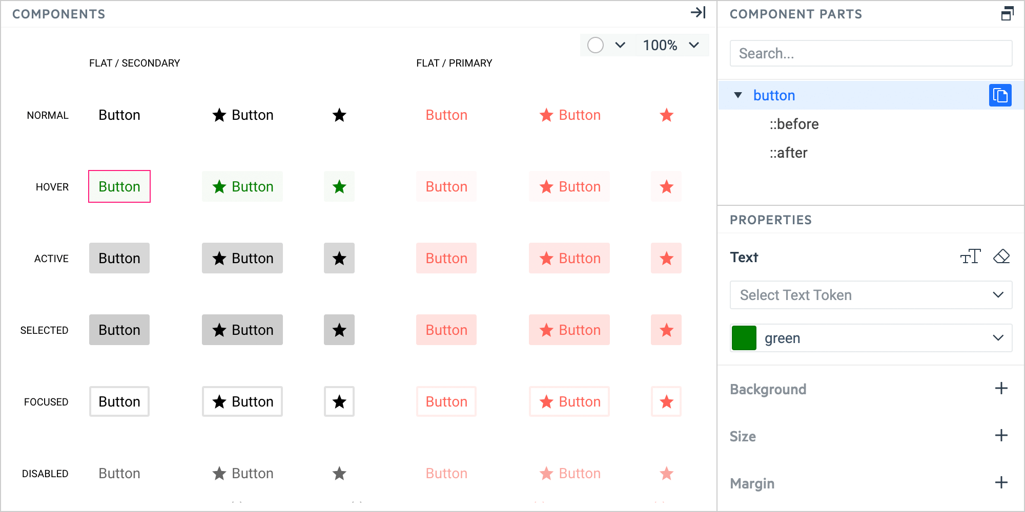 Setting The Flat Button Color Unite UX Progress Unite UX